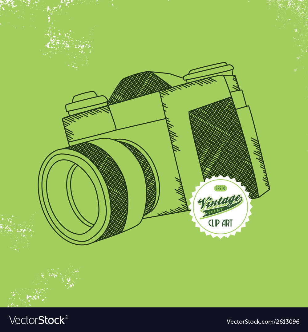Camera design element Royalty Free Vector Image