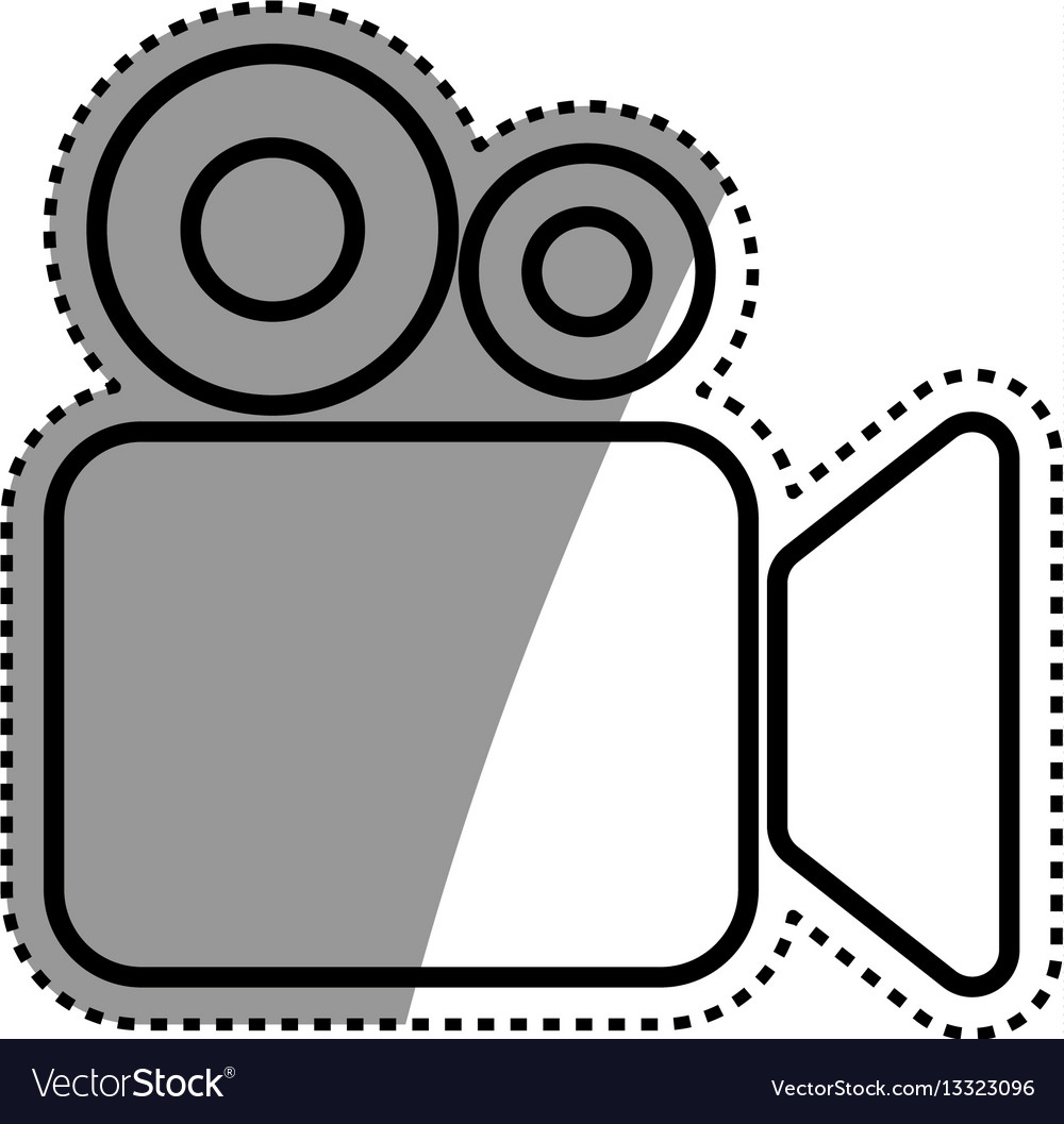 Cinema camcorder symbol Royalty Free Vector Image