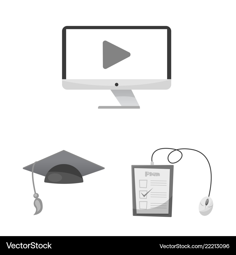Design of education and learning logo Royalty Free Vector