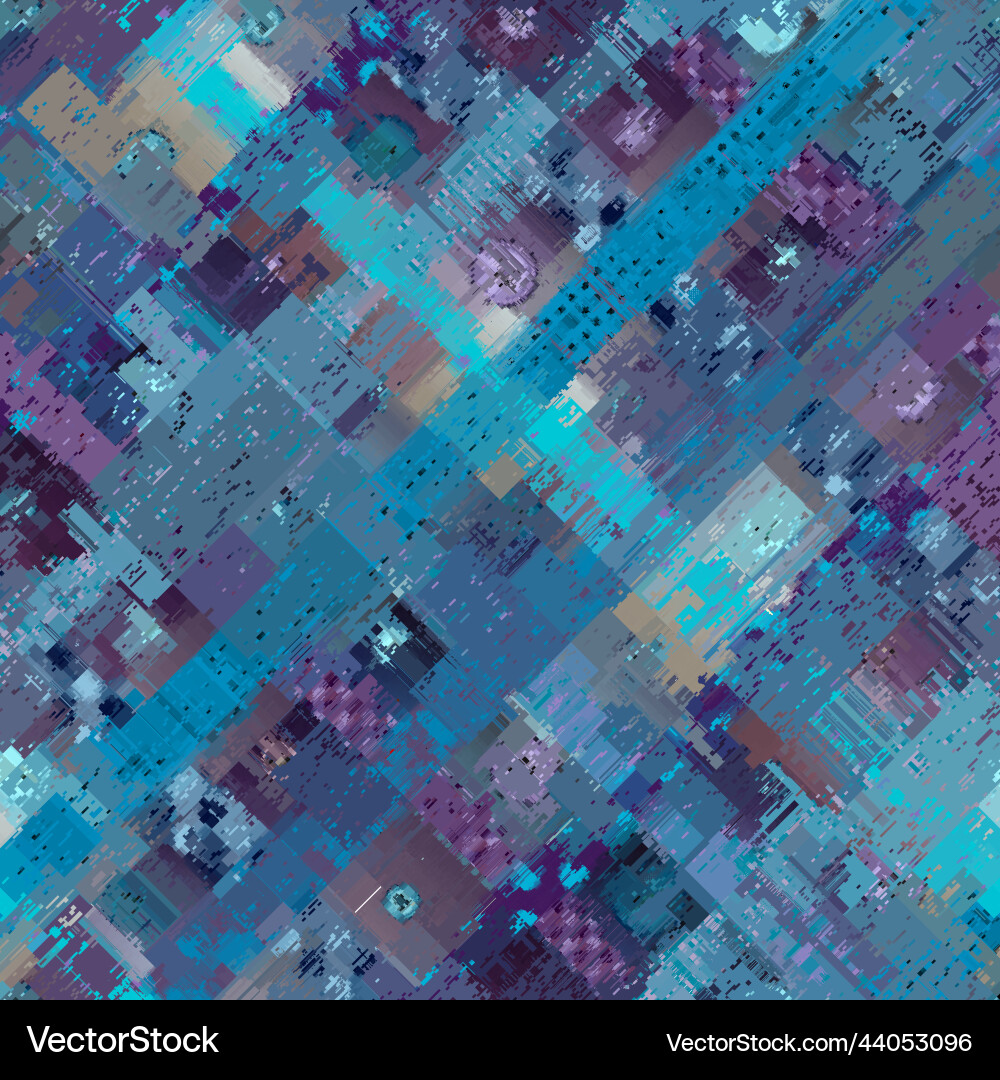 Image with imitation of grunge datamoshing Vector Image
