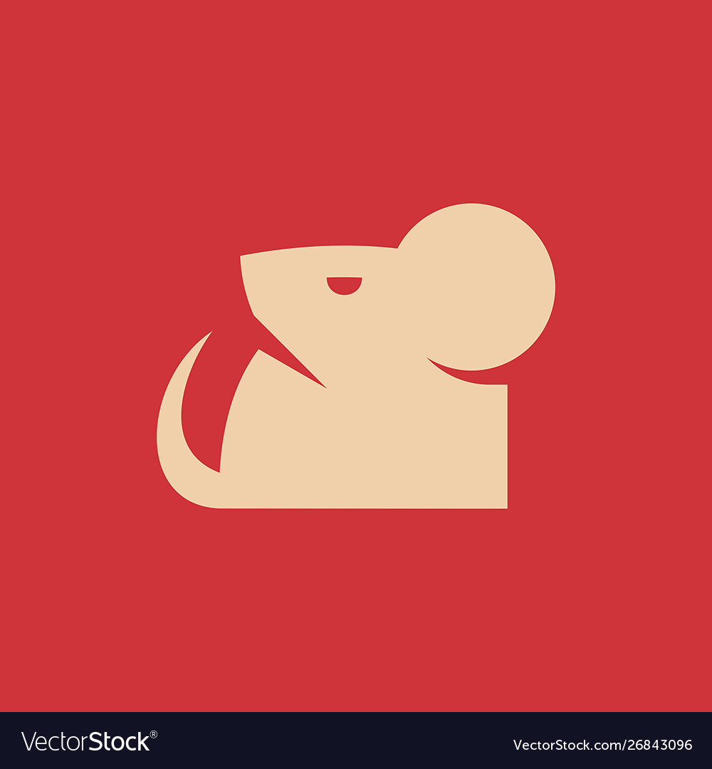 Mouse logo Royalty Free Vector Image - VectorStock