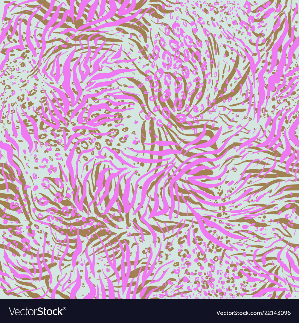 Tiger skin pattern Royalty Free Vector Image - VectorStock