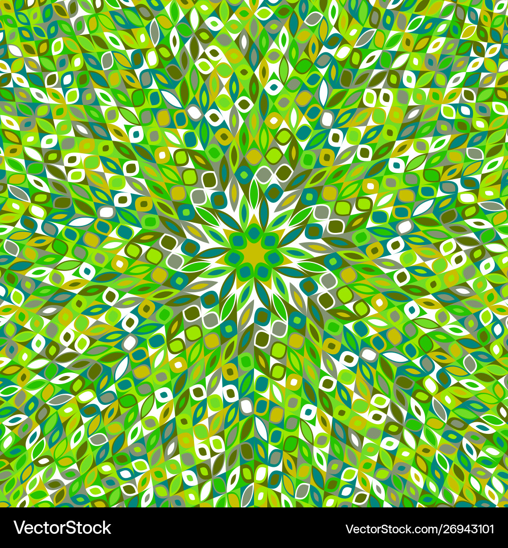 Abstract dynamic geometrical circular tiled Vector Image