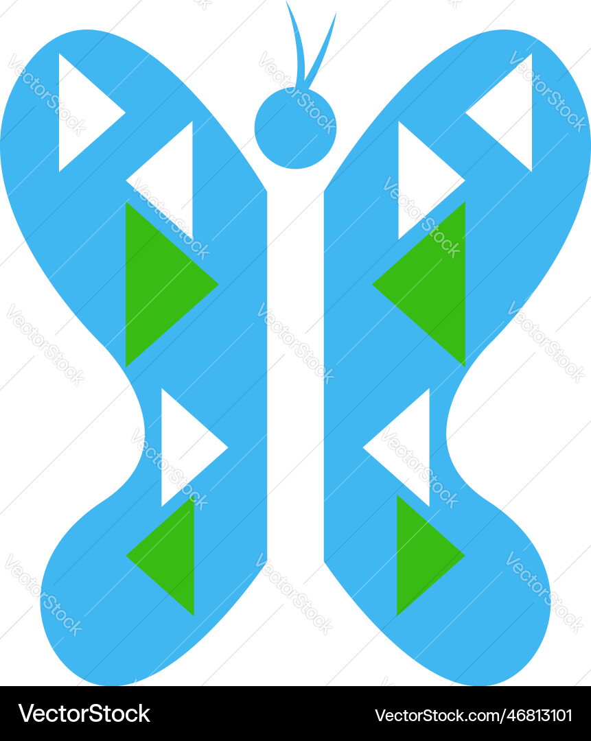 Butterfly icon sign symbol Royalty Free Vector Image