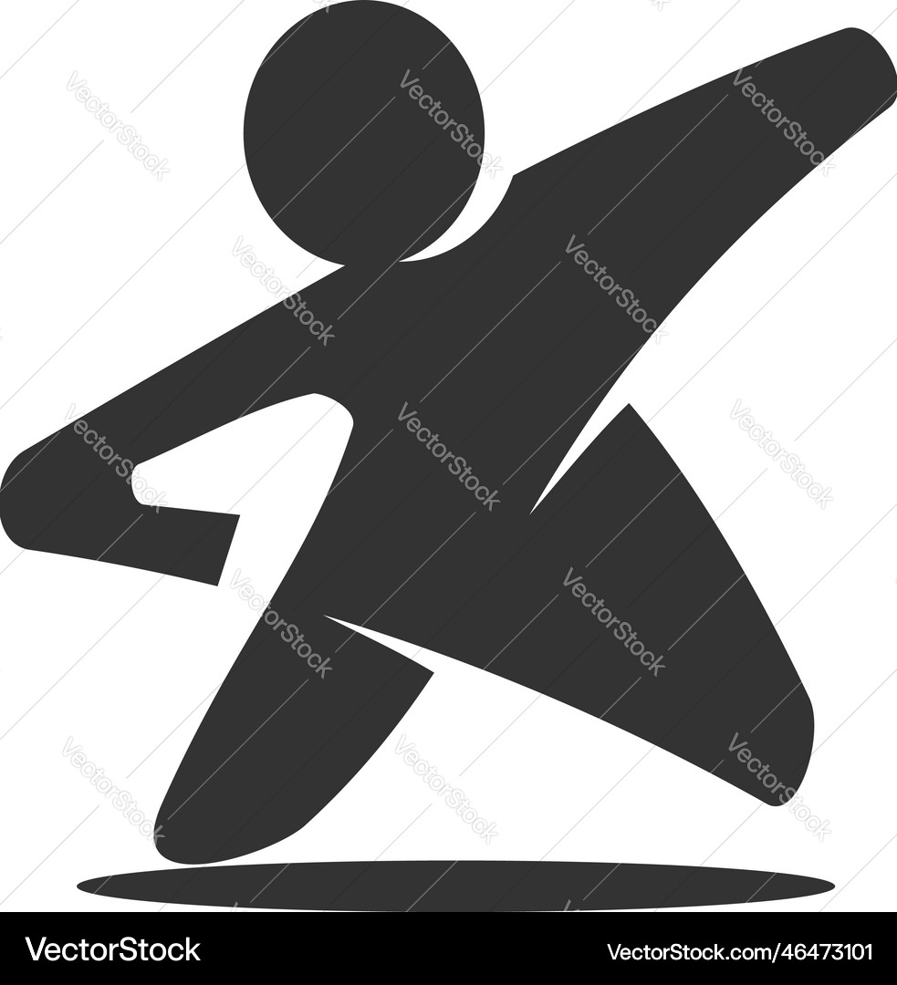 Leader with star logo template icon brand Vector Image