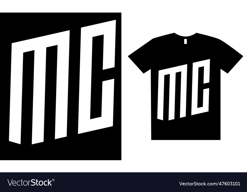 Mc logo Royalty Free Vector Image - VectorStock