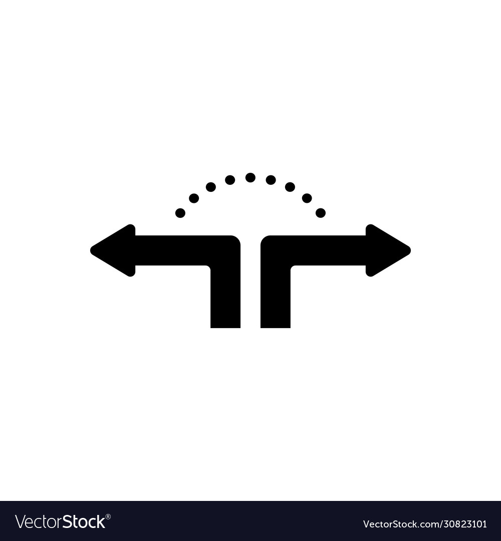 Opposite Royalty Free Vector Image - VectorStock