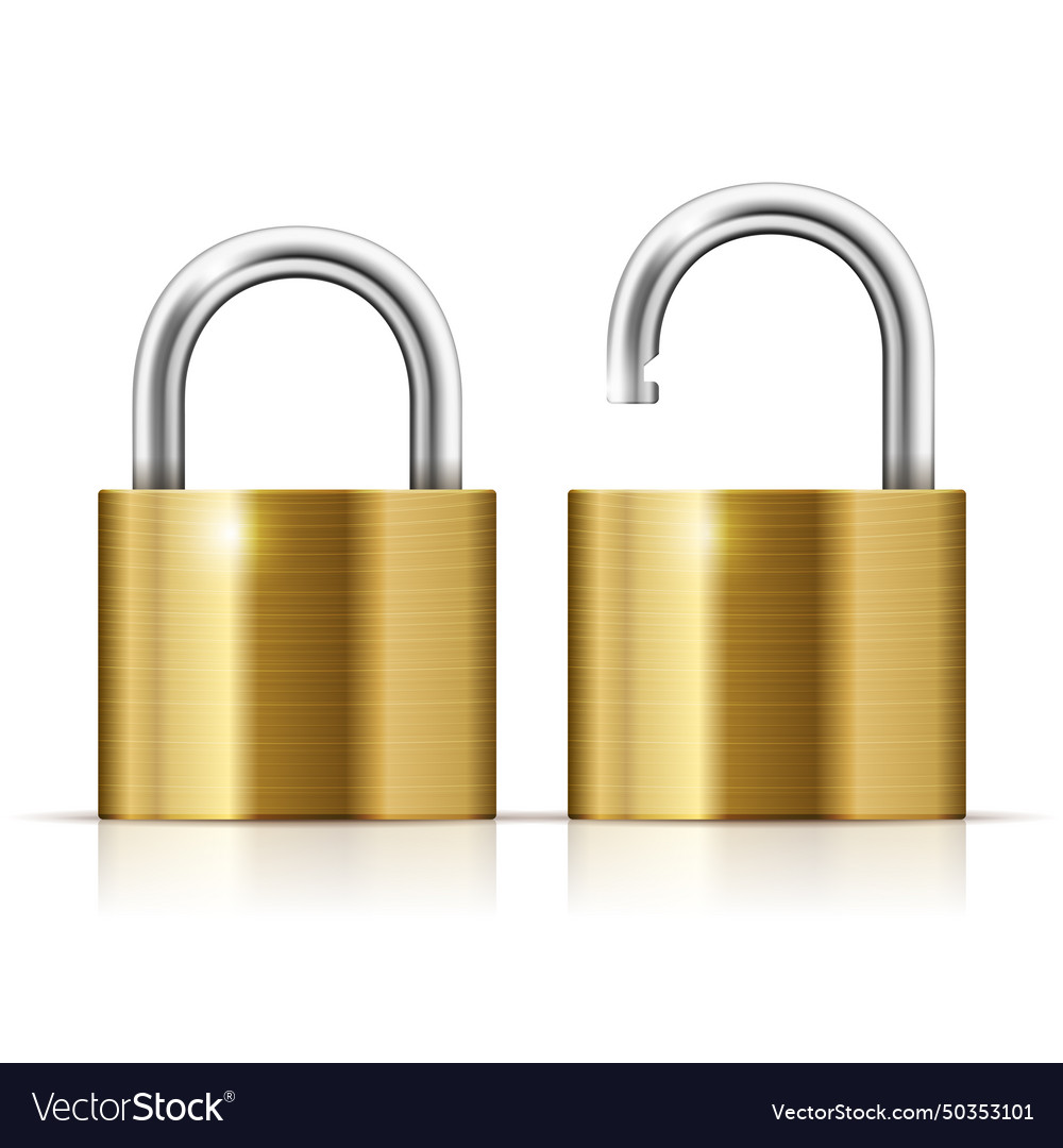 Padlock icon Royalty Free Vector Image - VectorStock