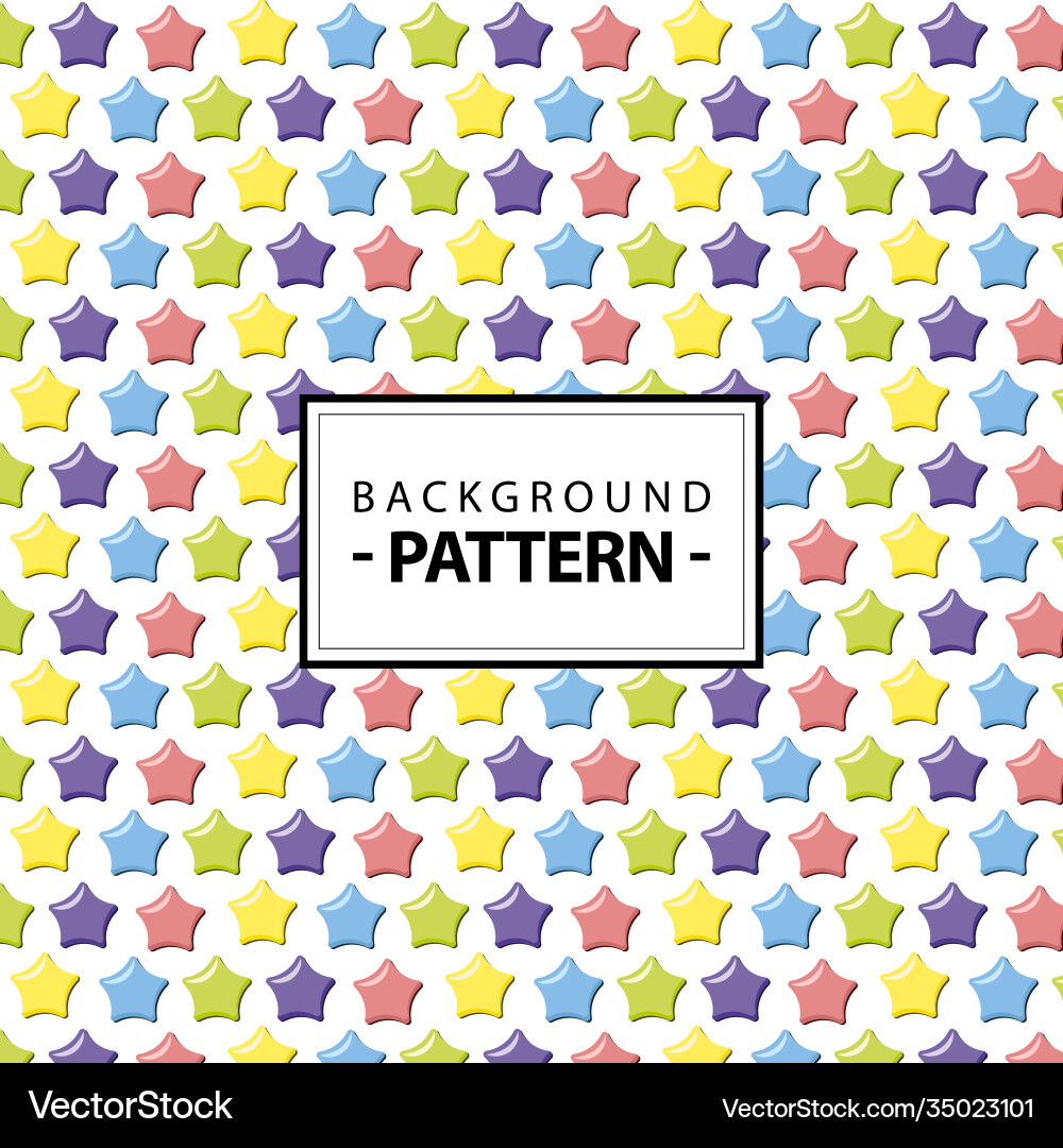 Star pattern Royalty Free Vector Image - VectorStock
