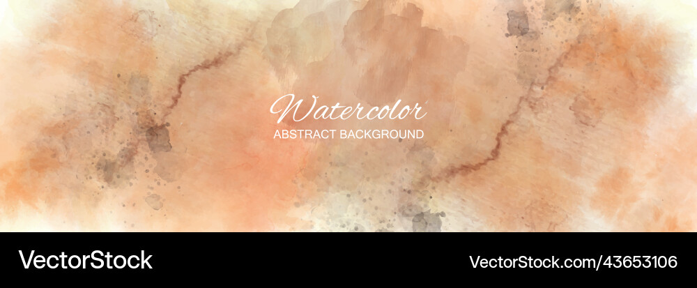 Abstract colorful watercolor horizontal texture Vector Image