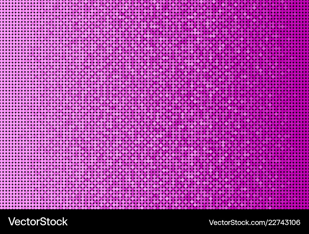 Banner pink sequins glitter sparkle stars glow Vector Image