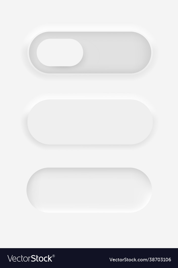 Web and mobile application ui elements set Vector Image