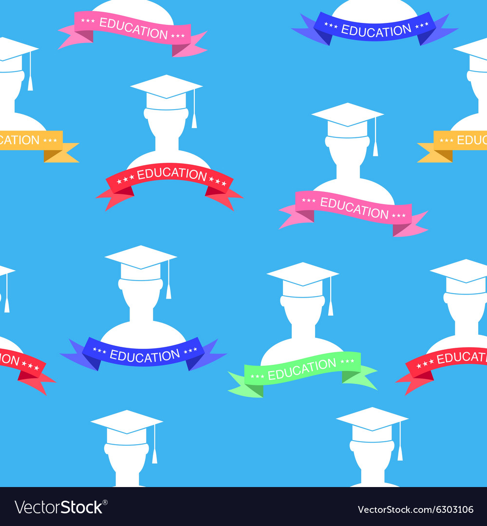 With education elements pattern Royalty Free Vector Image