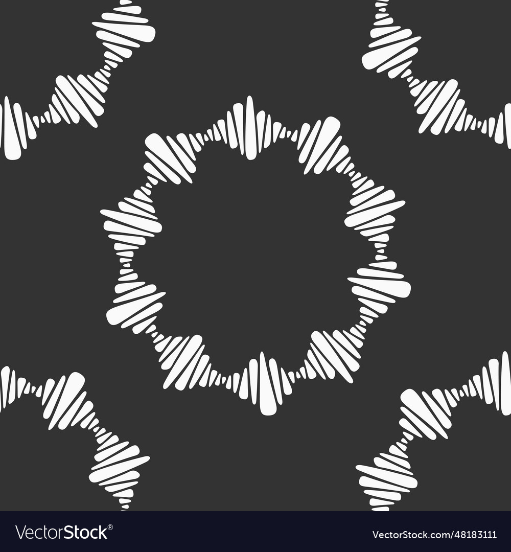 Abstract seamless pattern with circular Royalty Free Vector