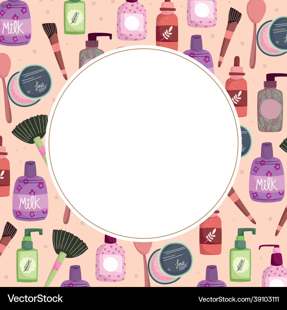 Skincare and self care Royalty Free Vector Image