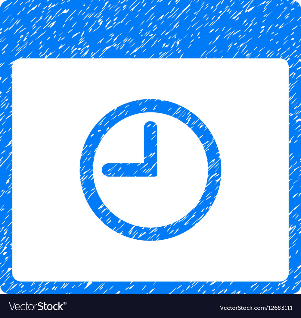 Time Calendar Page Grainy Texture Icon Royalty Free Vector Time Calendar Page Grainy Texture Icon Royalty Free Vector