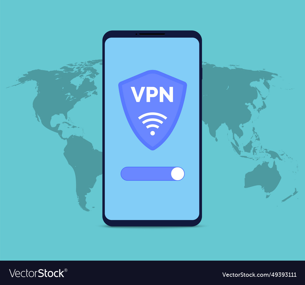 Virtual server vpn network line icon wifi private Vector Image