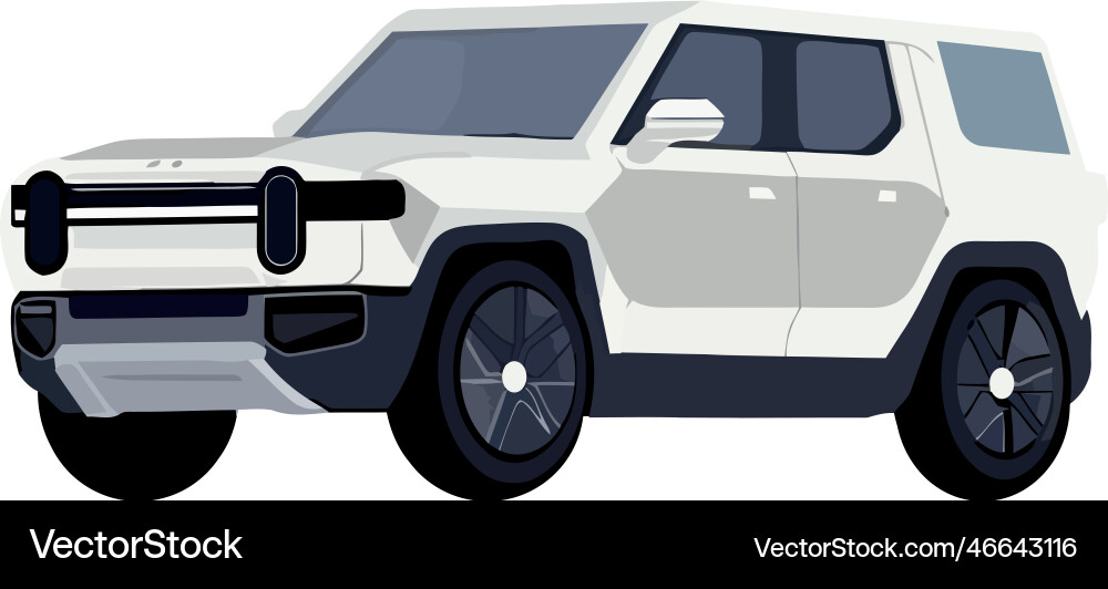 Modern sports car driving Royalty Free Vector Image