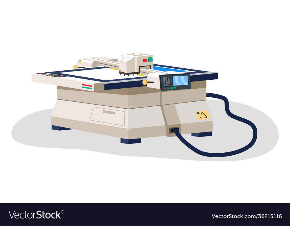 Printing house polygraphy industry isometric Vector Image