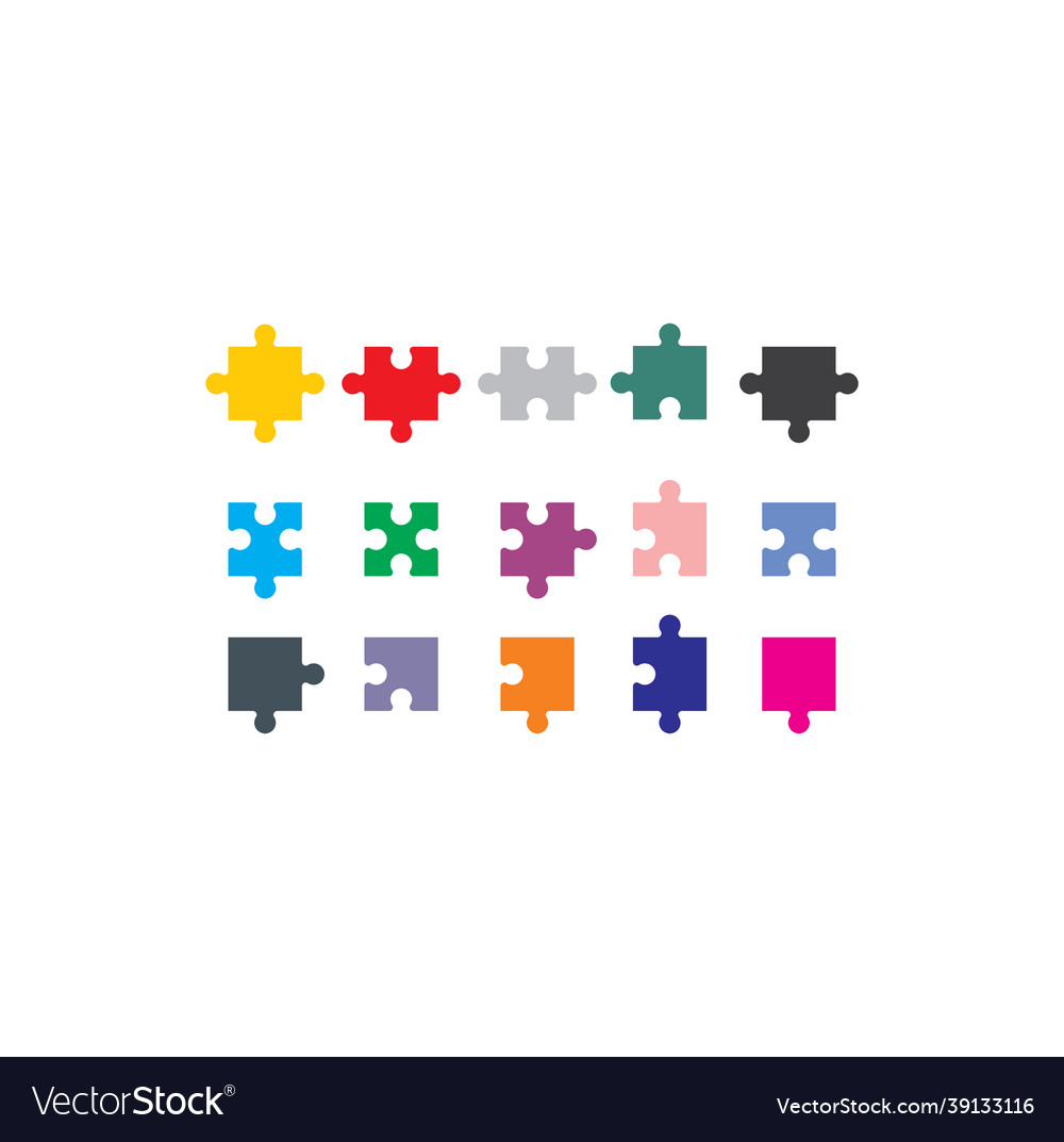 Puzzles Royalty Free Vector Image - VectorStock
