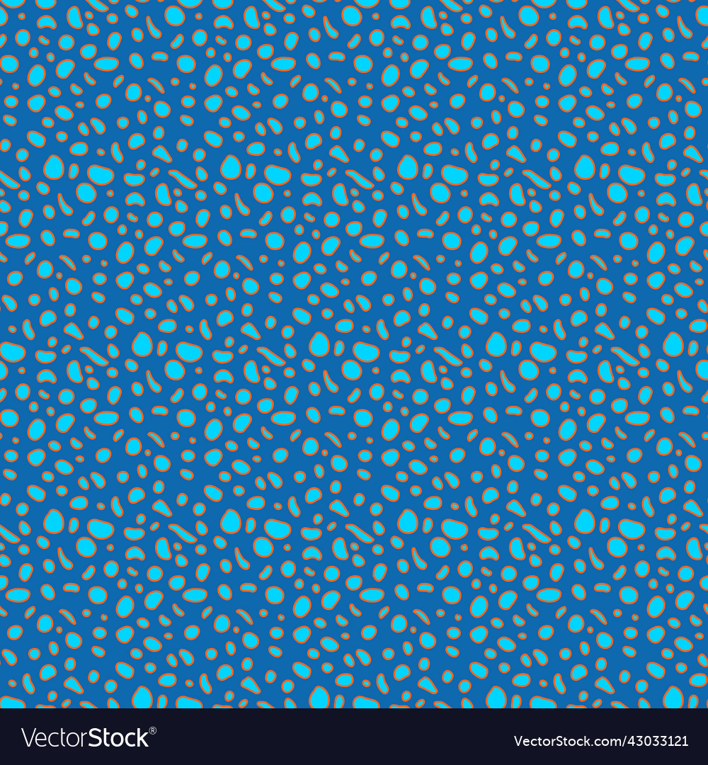Blue snake skin seamless pattern Royalty Free Vector Image
