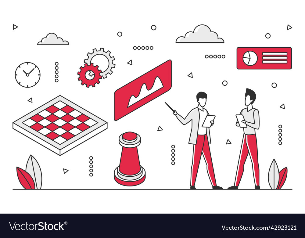 Process setup settings Royalty Free Vector Image