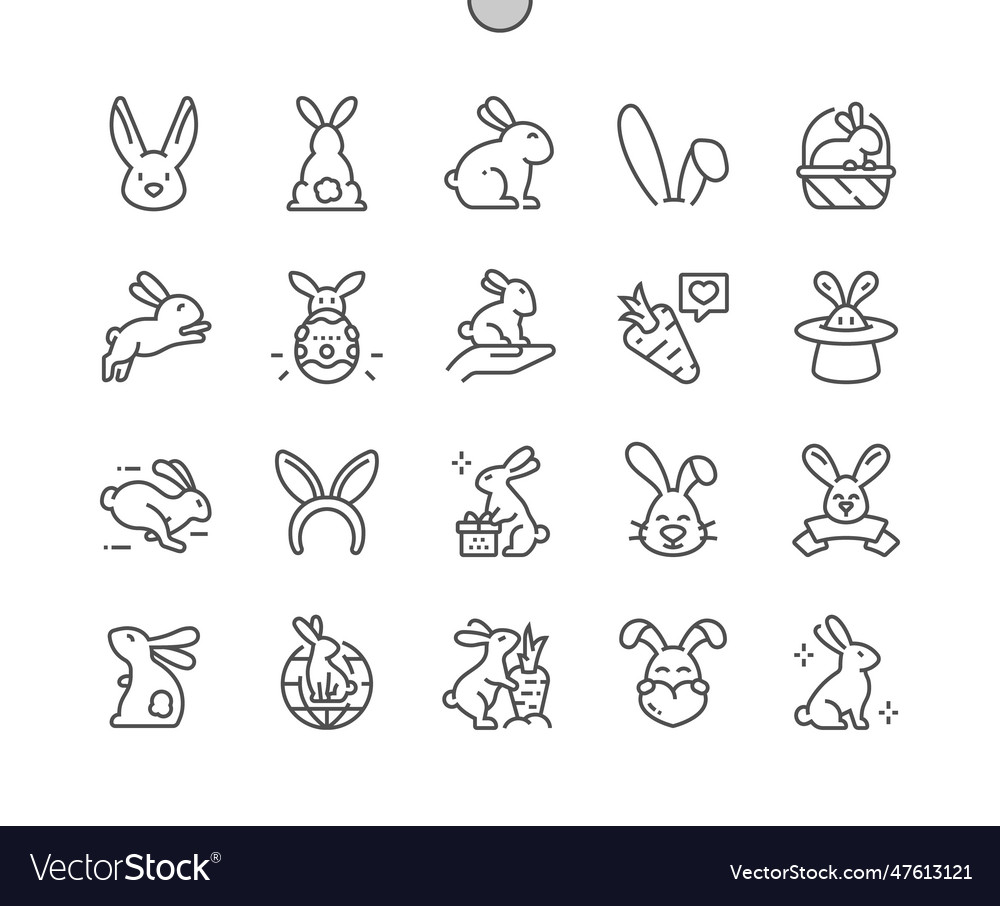 Rabbit easter bunnies carrot Royalty Free Vector Image