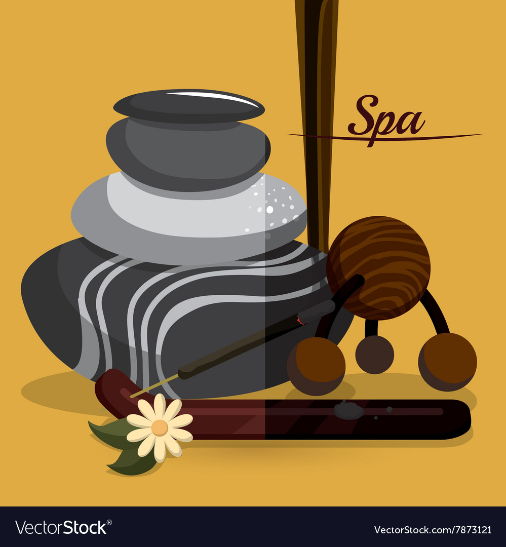 Spa center design Royalty Free Vector Image - VectorStock