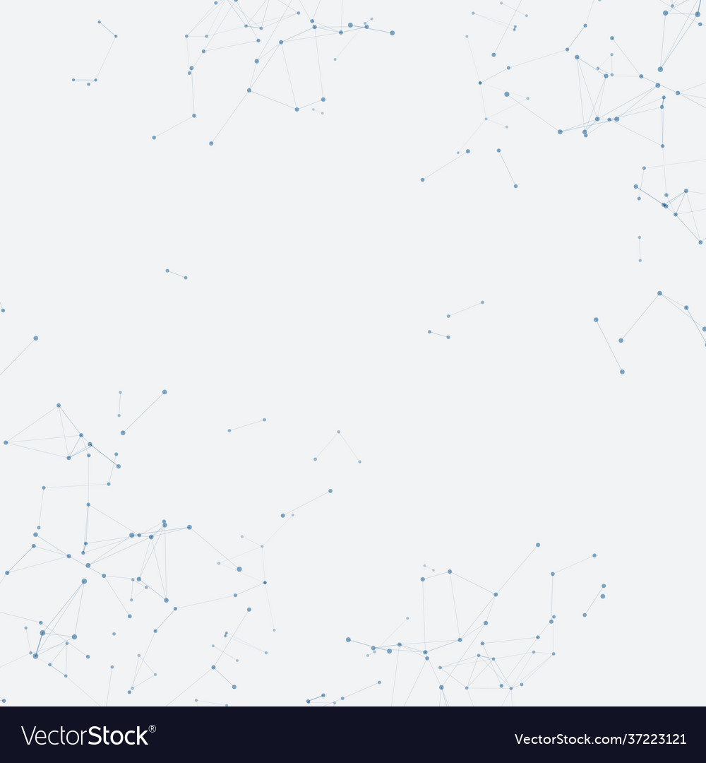 White background dots and lines Royalty Free Vector Image