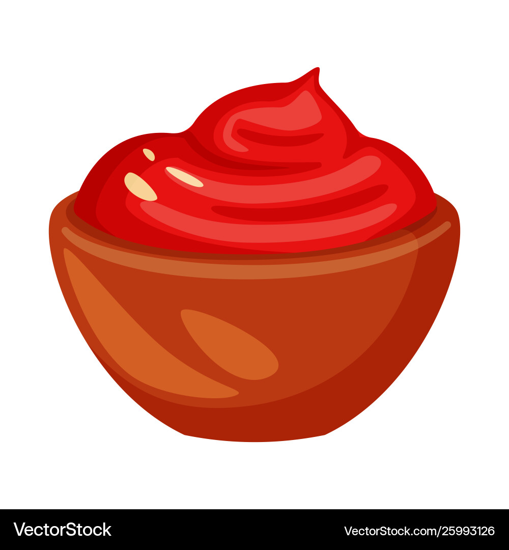 Design ketchup and sauce logo Royalty Free Vector Image