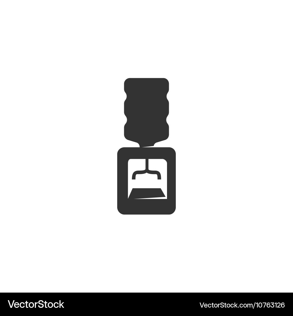 Water Cooler icon isolated on a white background Vector Image