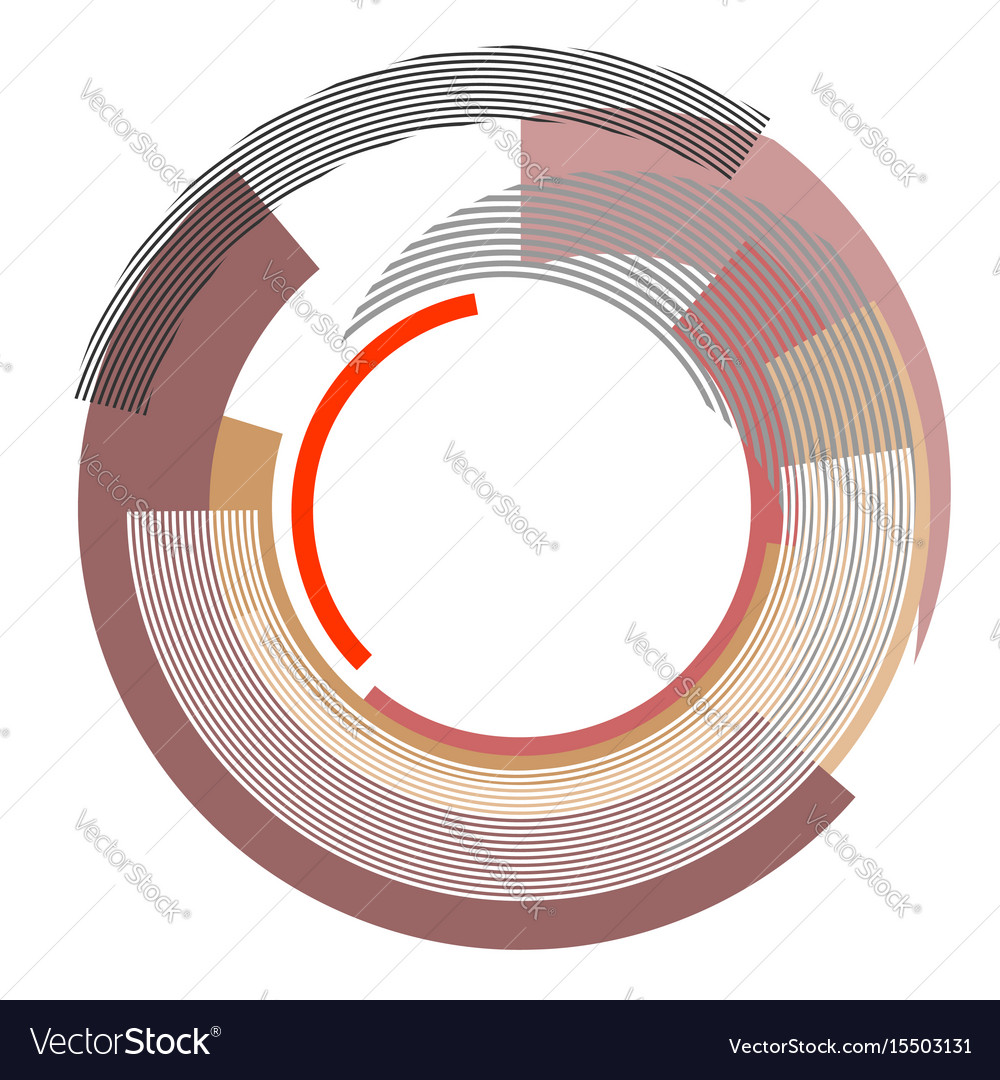 Circle design element Royalty Free Vector Image