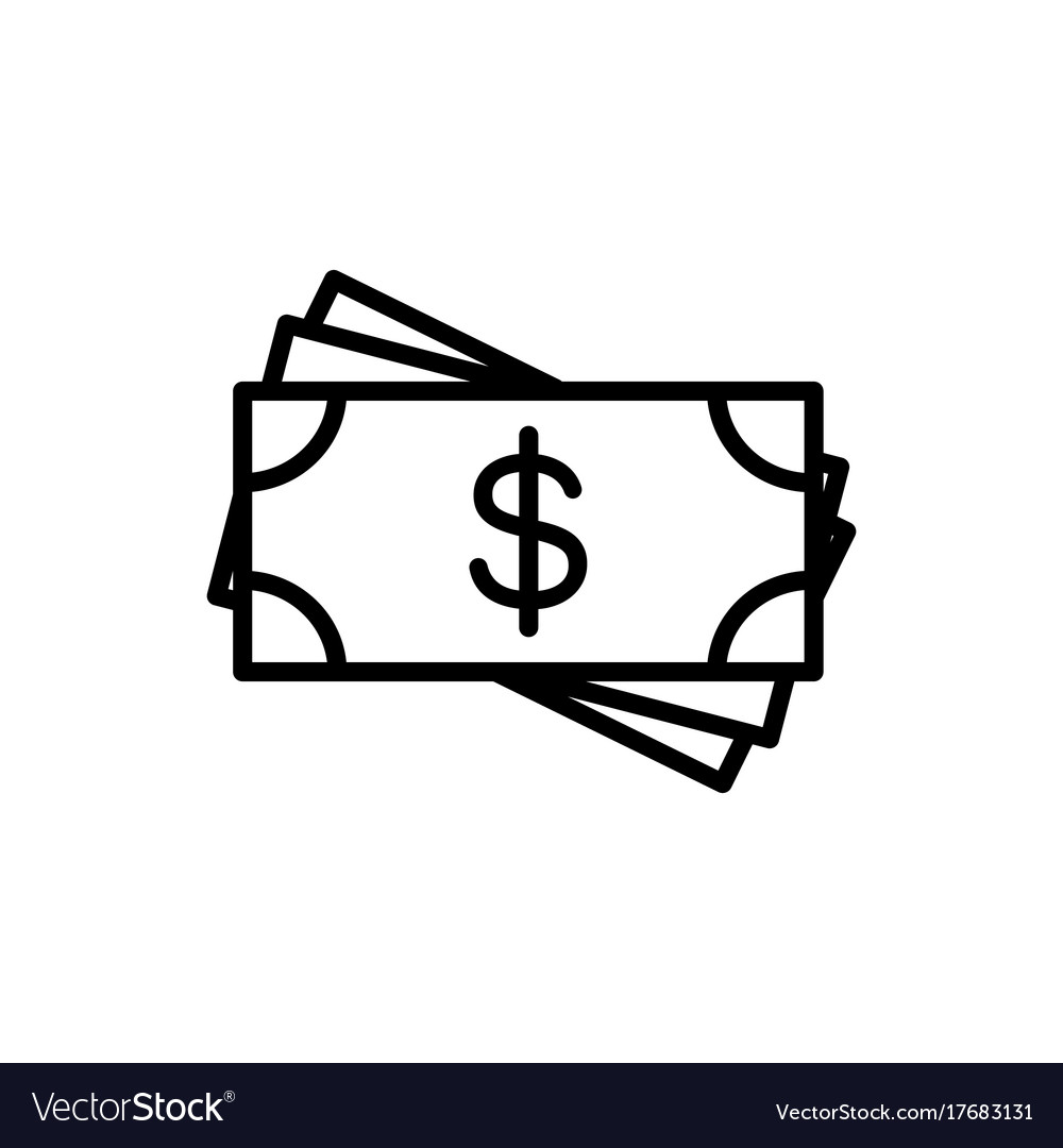 Money Vector Black And White