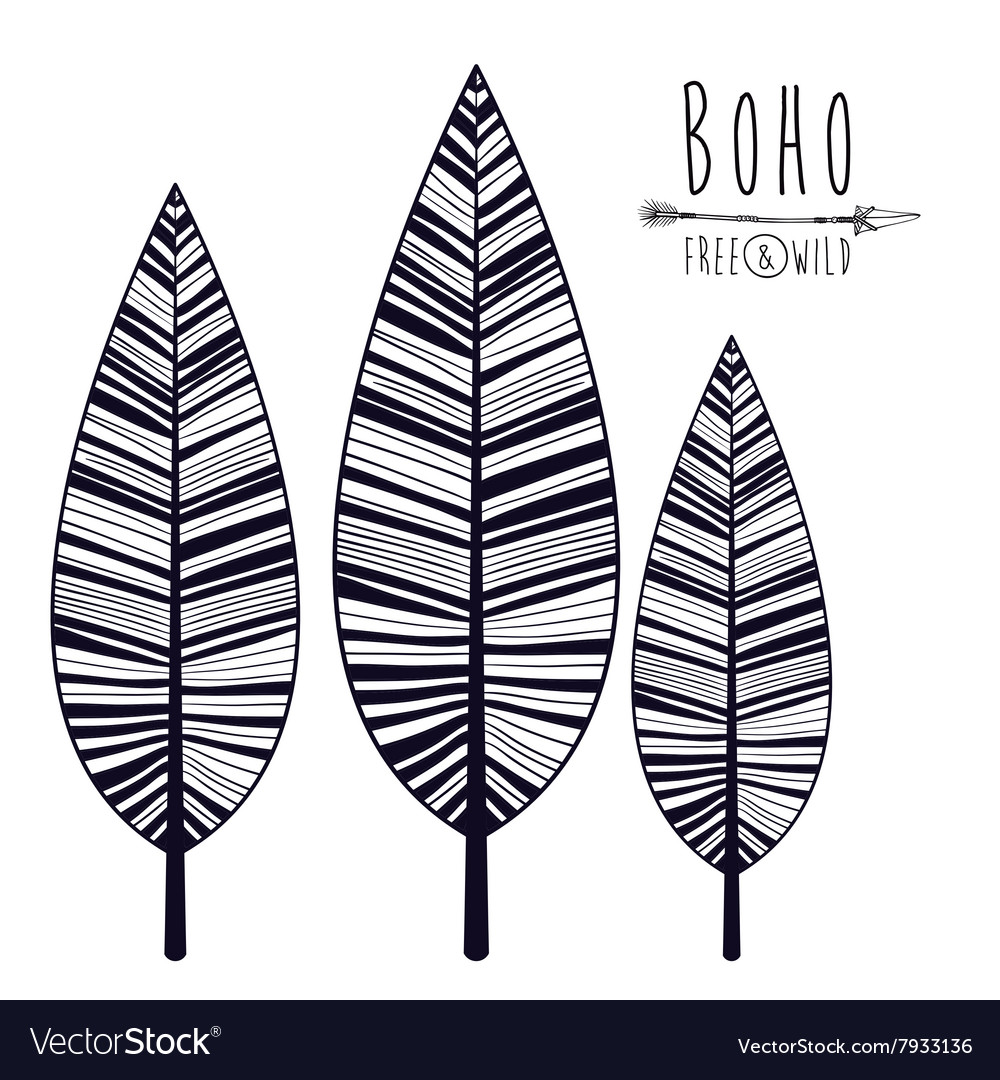 Boho style design Royalty Free Vector Image - VectorStock