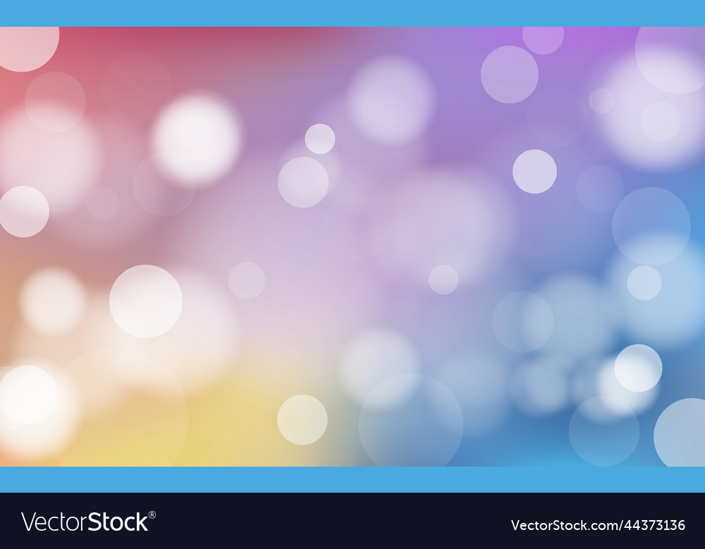 Elegant bokeh soft light abstract background eps Vector Image