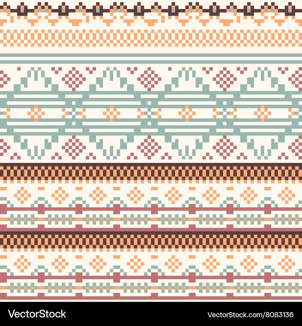 Geometry tribal pattern Royalty Free Vector Image