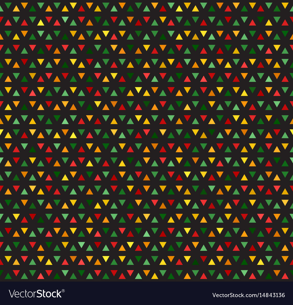 Multicolored triangles mosaic pattern Royalty Free Vector