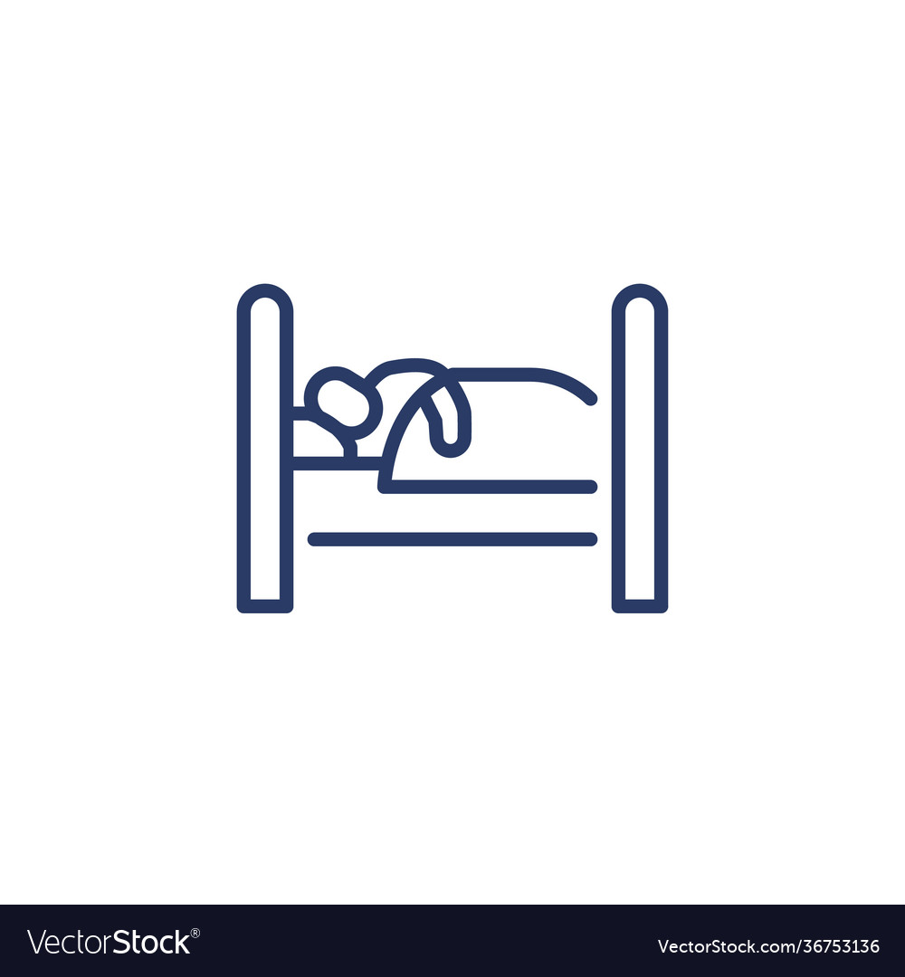 Rest icon in logotype Royalty Free Vector Image