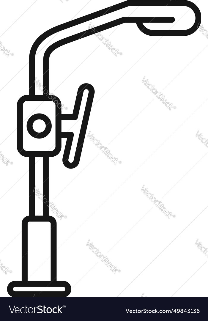 Safety road sensor icon outline stop smart Vector Image Safety road sensor icon outline stop smart Vector Image
