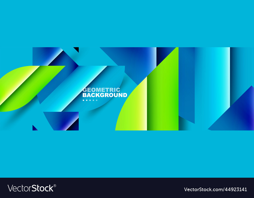 Abstract background with geometric elements Vector Image