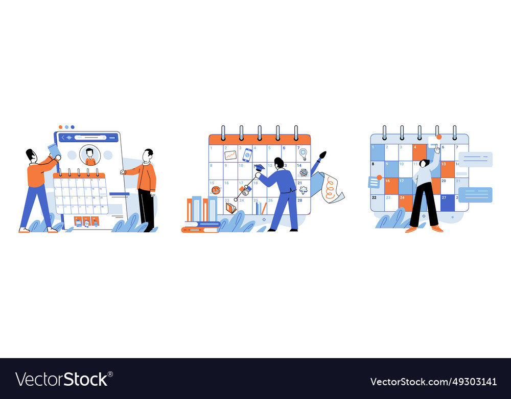 Self management developing skills Royalty Free Vector Image