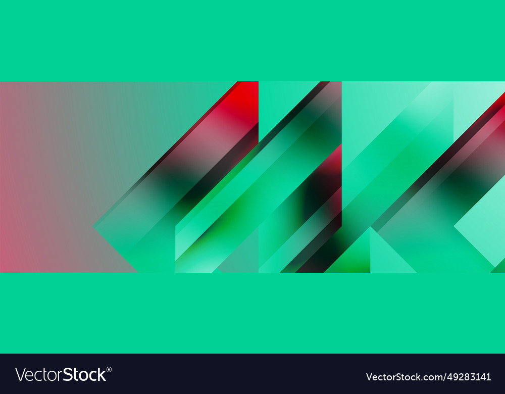 Simple geometric forms - dynamic Royalty Free Vector Image