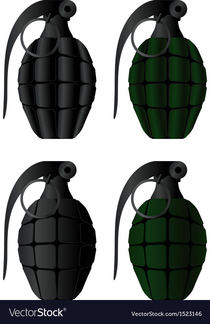 Grenades Royalty Free Vector Image - VectorStock