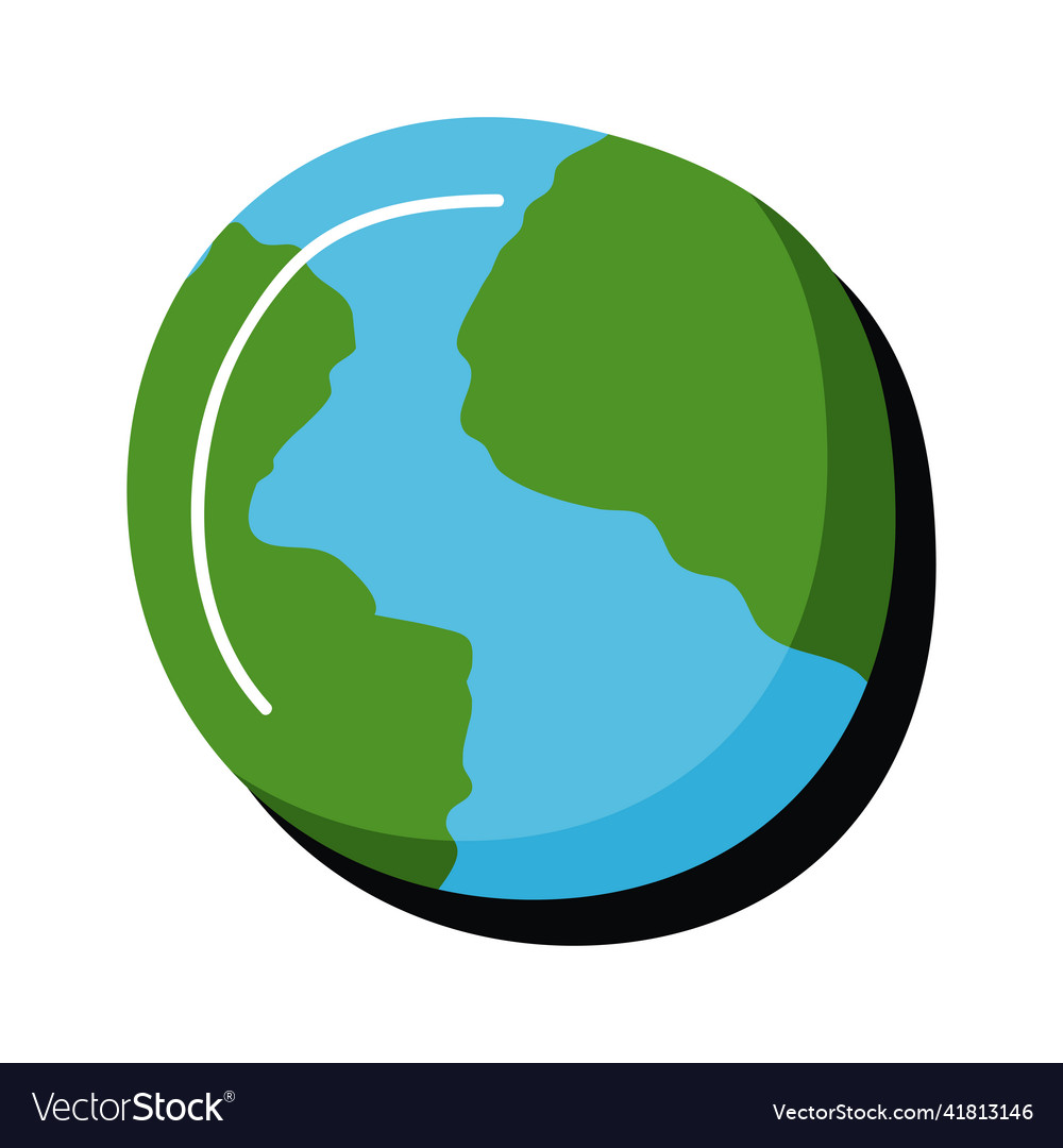 World planet earth Royalty Free Vector Image - VectorStock