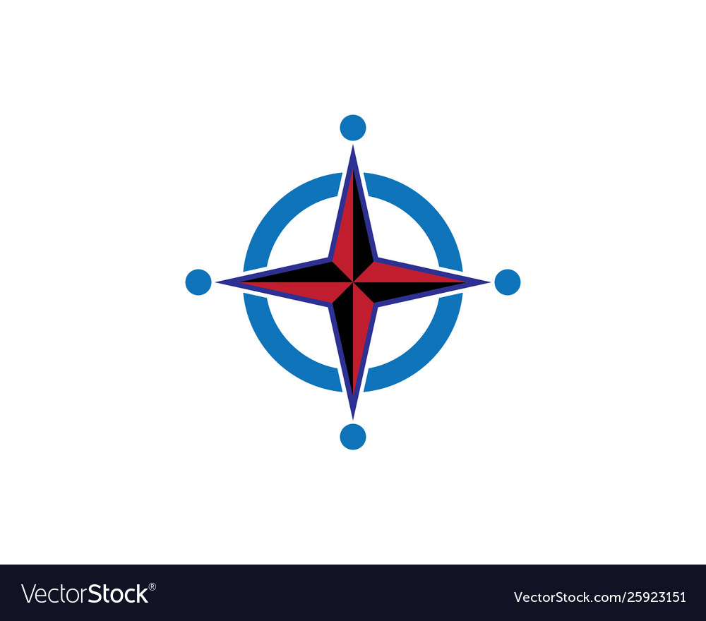 Compass logo Royalty Free Vector Image - VectorStock