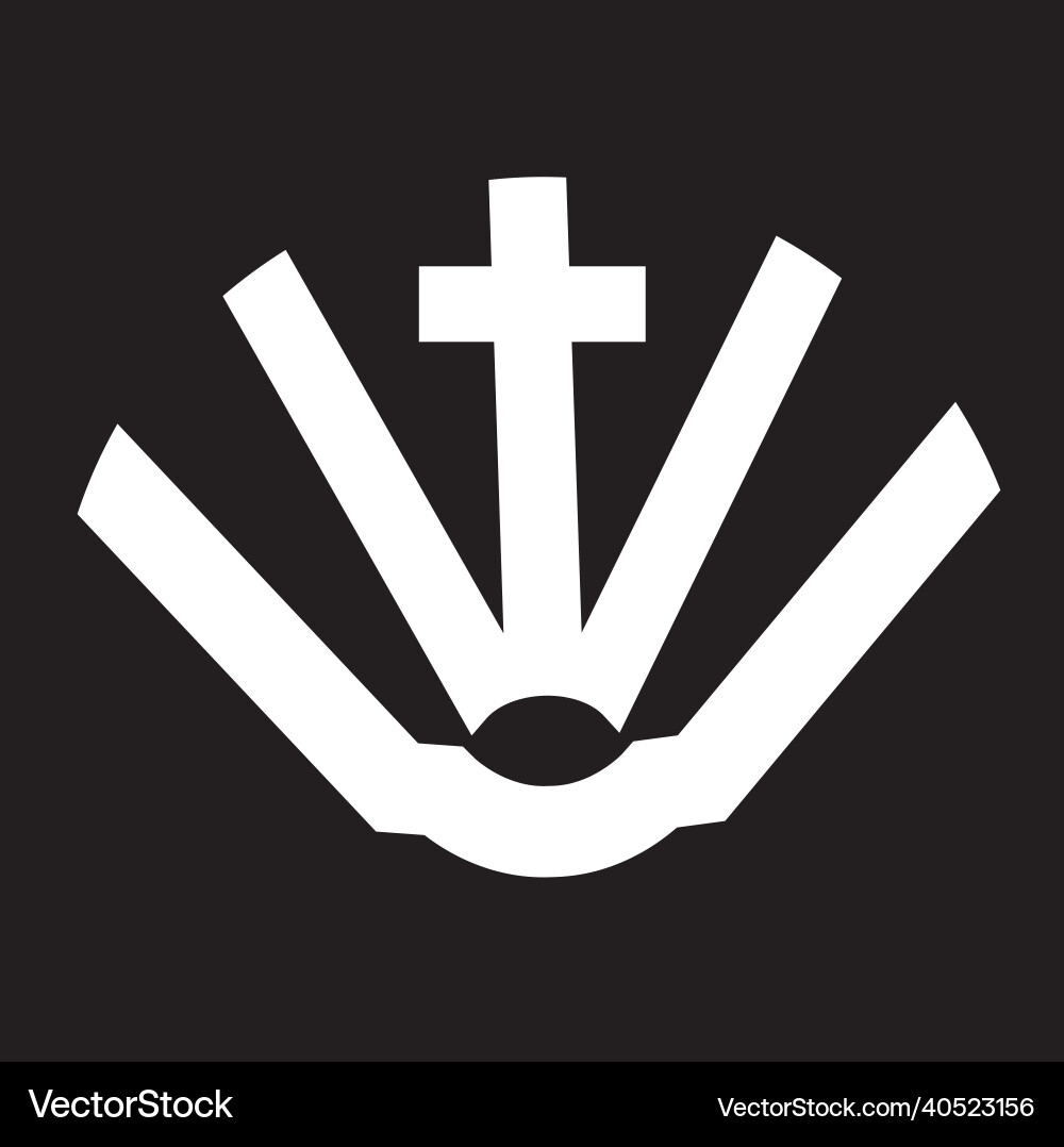 Holy cross and sacred theme concept design Vector Image