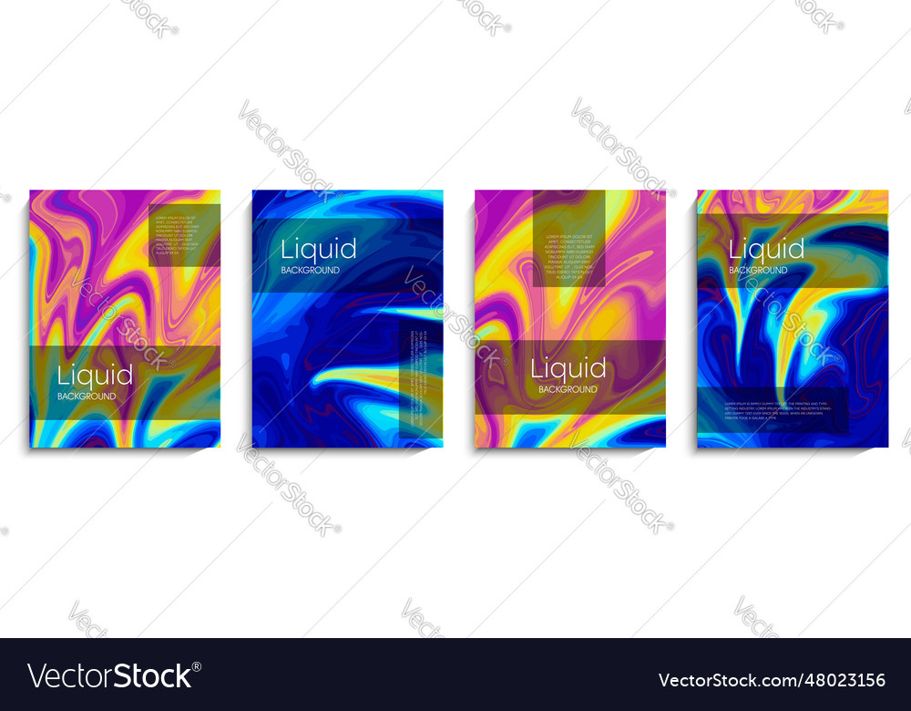 Liquid background Royalty Free Vector Image - VectorStock