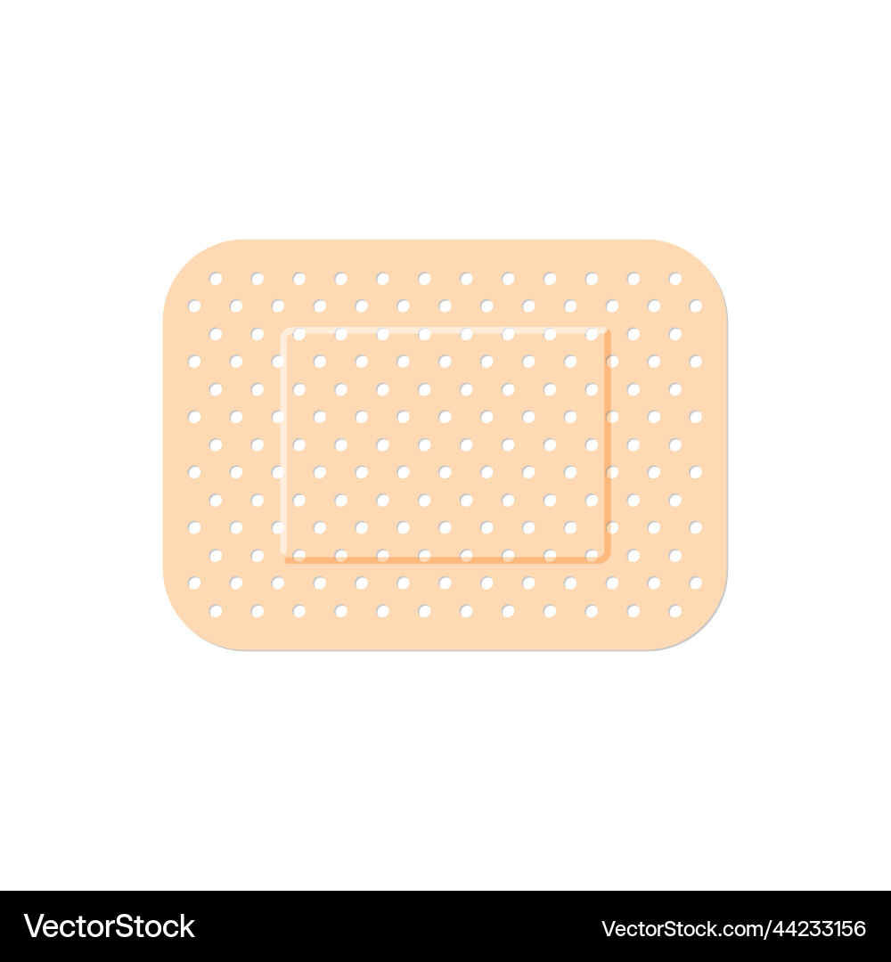 Medical plaster first aid band strip Royalty Free Vector