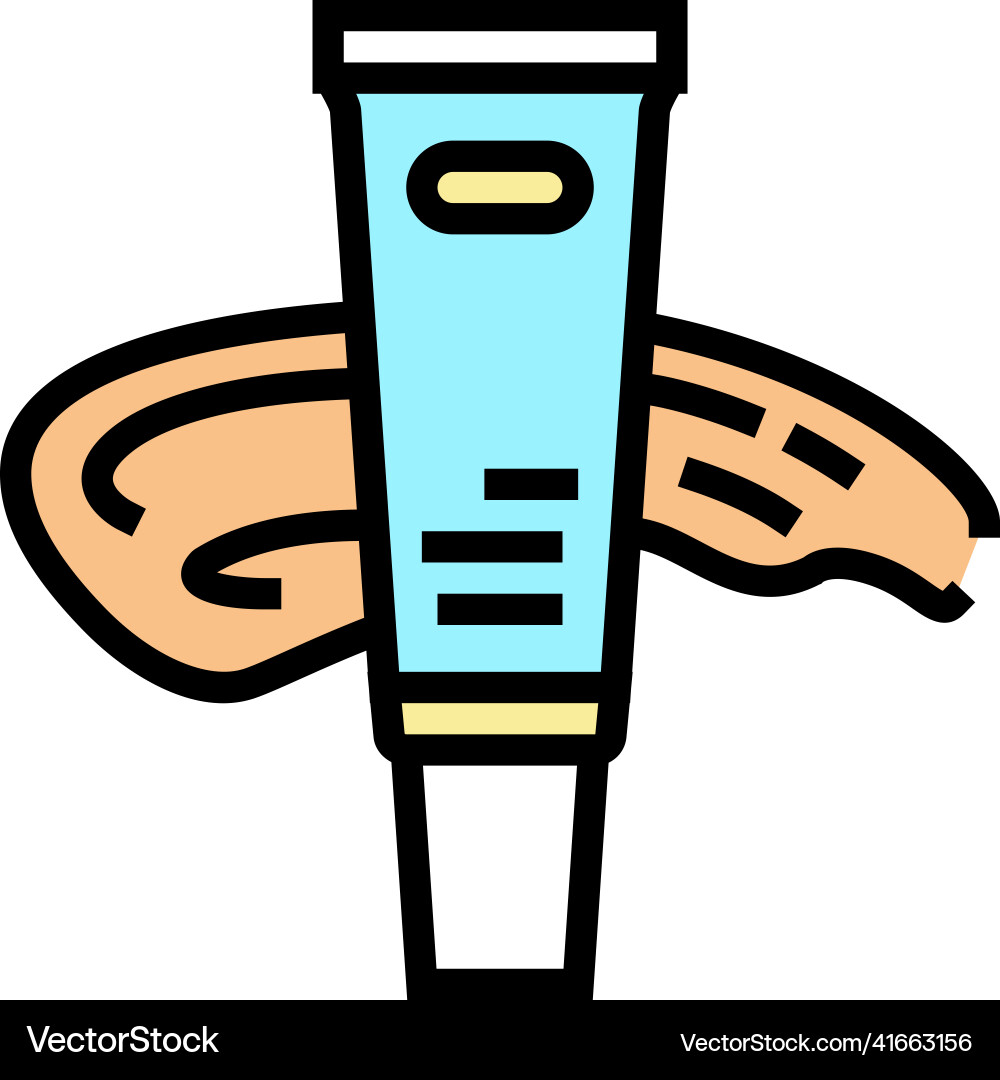 Natural skin moisturizing color icon Royalty Free Vector