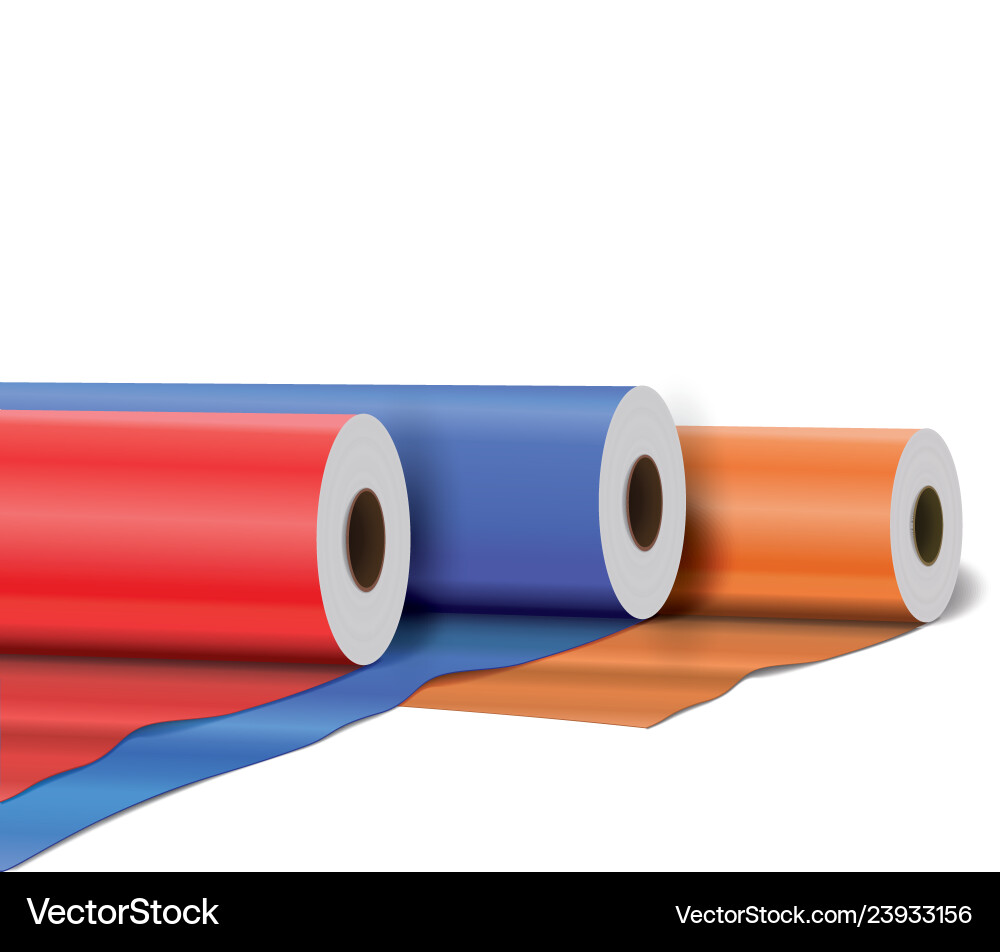 Pvc film plastic or foil Royalty Free Vector Image